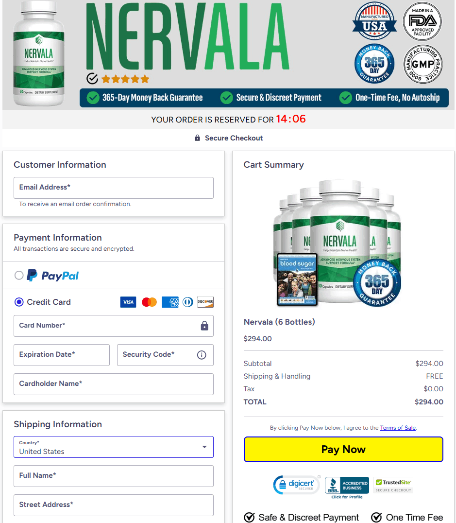 Nervala™ | Official Website | Boosts Nerve Function